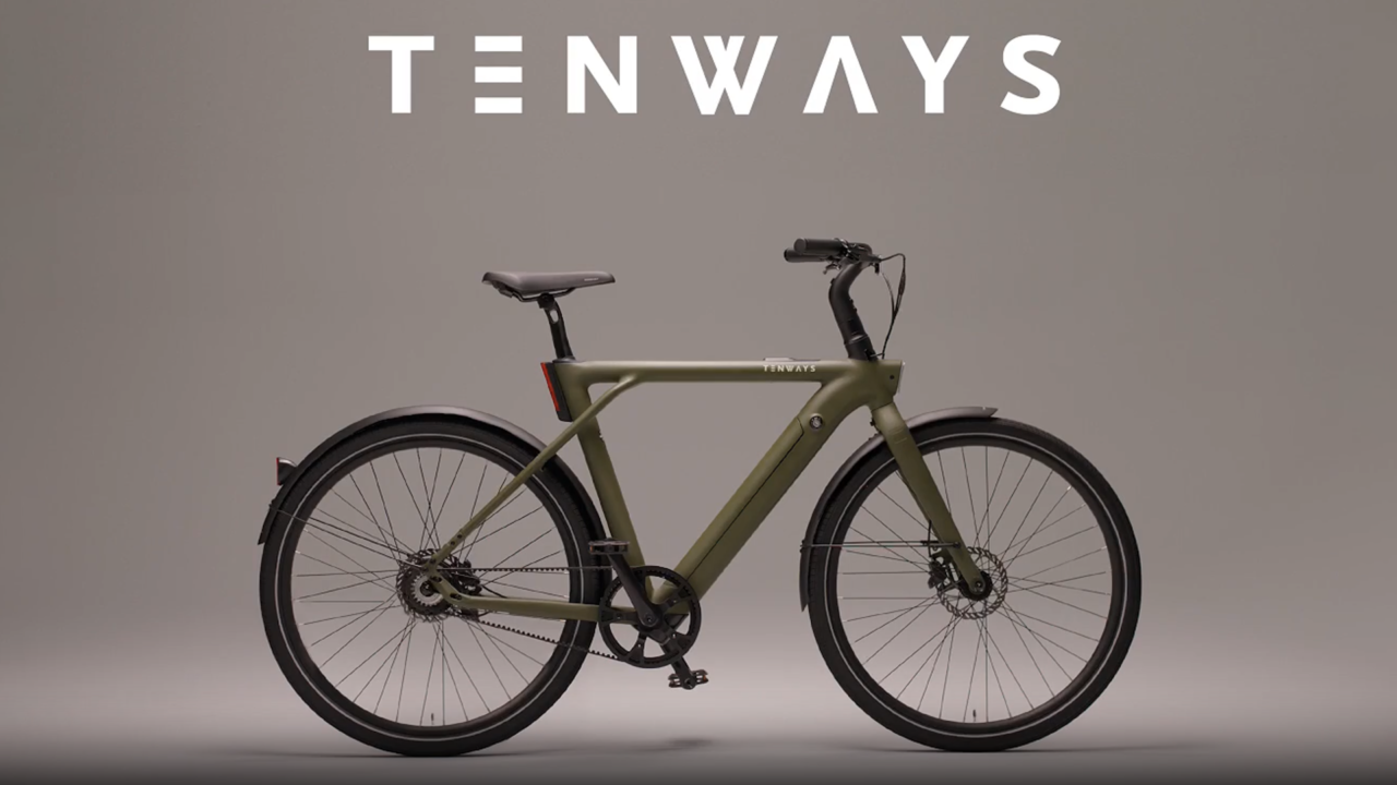 Tenways CGO009, un vélo urbain et stylé à courroie à 2399€