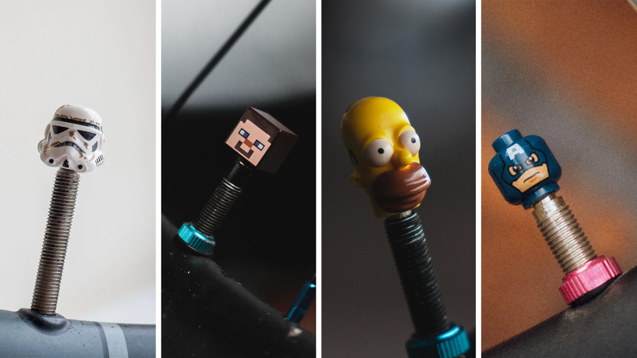 Personnalisez vos bouchons de valve de vélo avec les têtes Lego de ...
