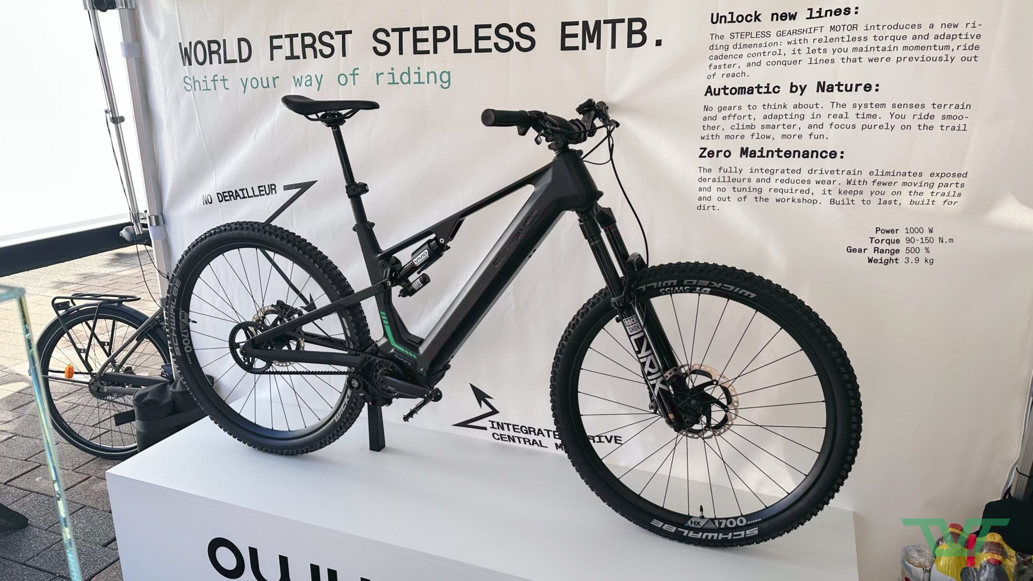Owuru Ride : 150 Nm de couple et 1000 W de puissance pour le moteur à ...